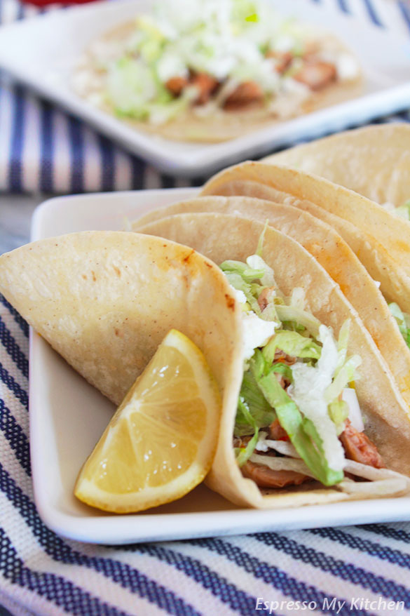 Slow Cooker Spicy Chicken Tacos | Espresso My Kitchen