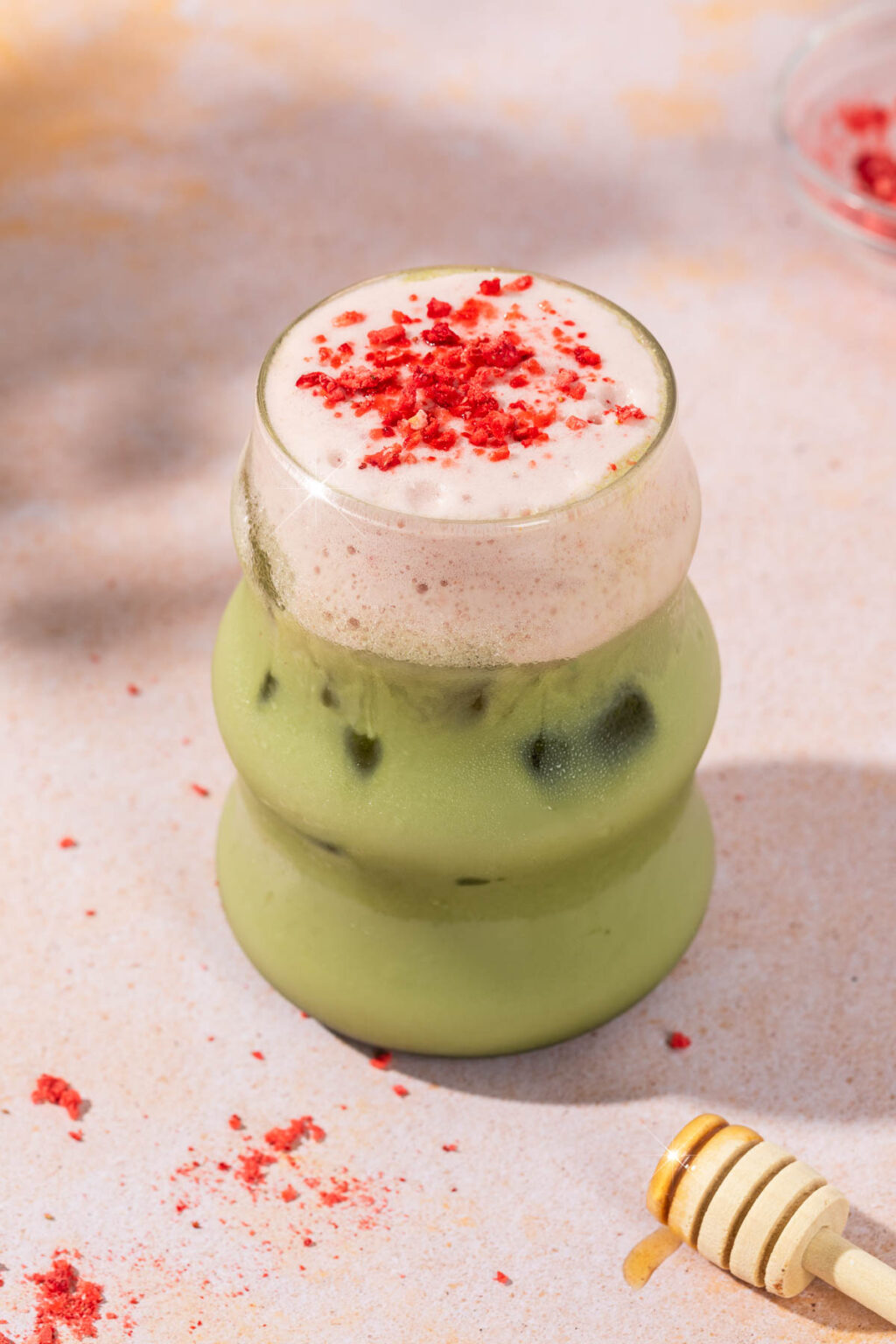 Matcha strawberry latte | Espresso My Kitchen